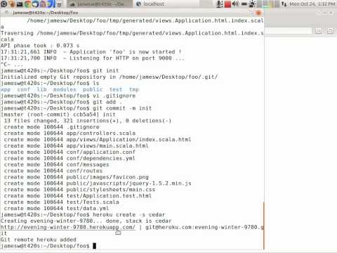 Play Framework Scala Apps on the Cloud